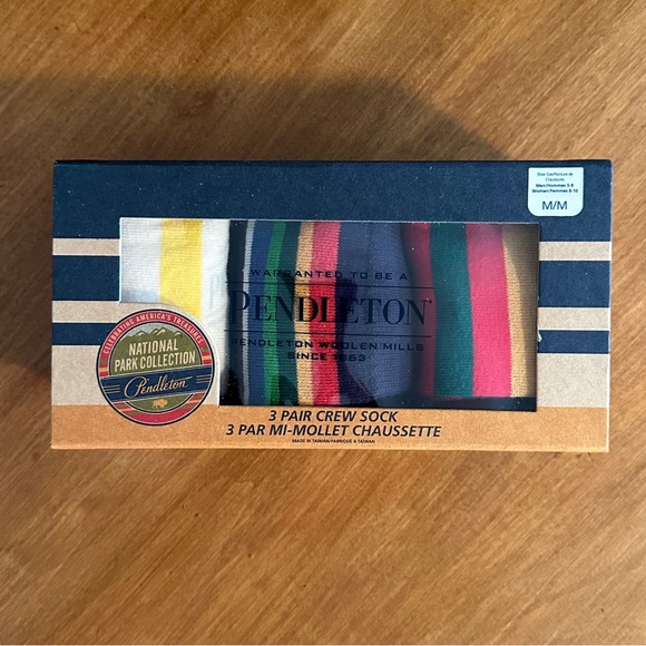 Pendleton | Accessories | Pendleton Woolen Mills 3pack National Park Socks Set Size M Women 6 ...
